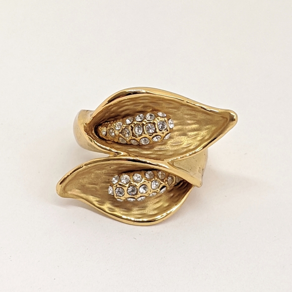 Jewelry | Gold Plated Double Leaf Ring New | Poshmark